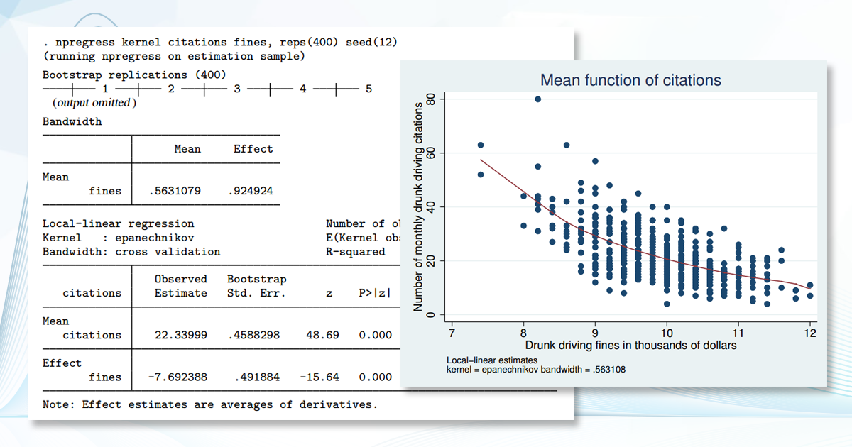 Nonparametric Regression New In Stata 15